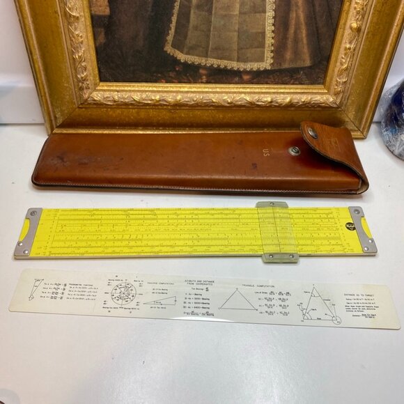 Pickett | Office | Vintage Pickett Us Military Slide Rule Model 4 W Us ...